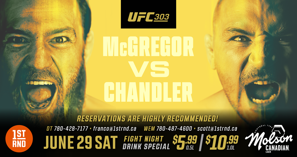 Events - Burgers | Beer | Sports - 1ST RND